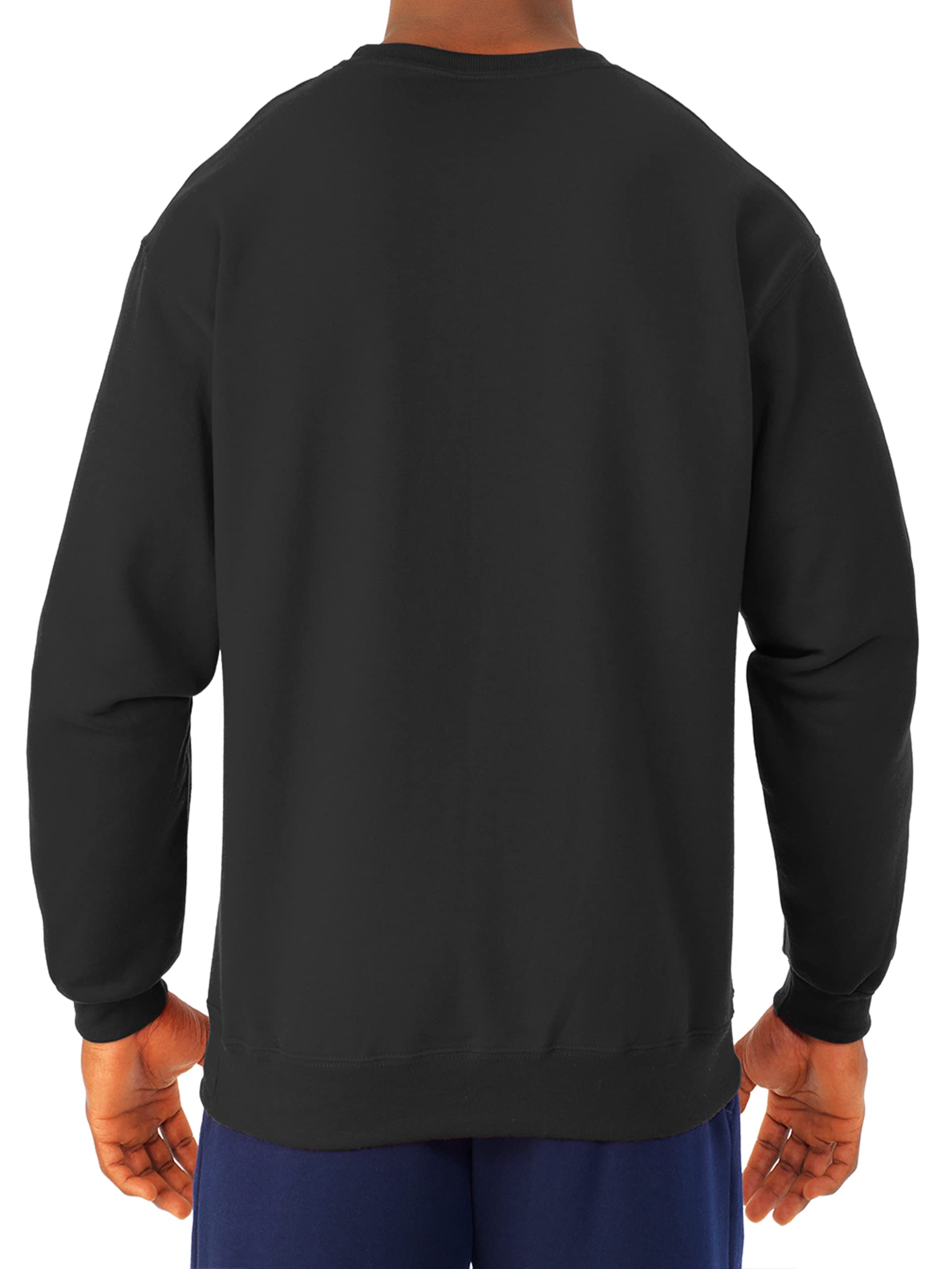 Jerzees -Men's NuBlend Fleece -Sweatshirts & Hoodies, Sweatshirt-Black, Medium