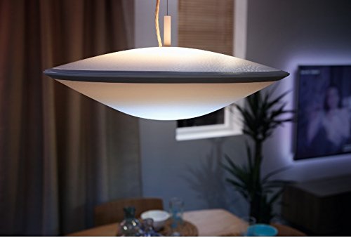 Philips Hue Phoenix Dimmable LED Smart Pendant Light (Opal White Works with Alexa Apple HomeKit and Google Assistant)