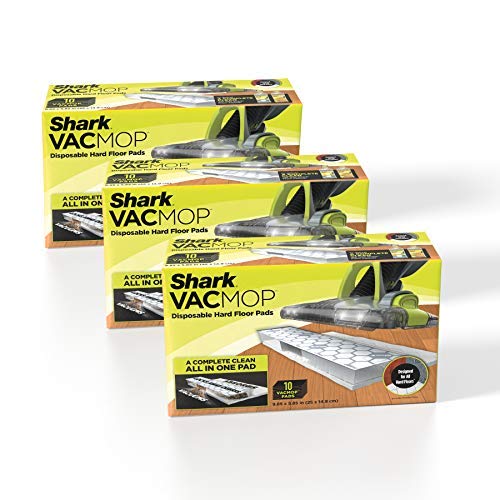 Sanitaire Tracer Cordless Vacuum SC7100A and Shark VACMOP Disposable Hard Floor Vacuum and Mop Pad Refills White, 10 Count (Pack of 3)