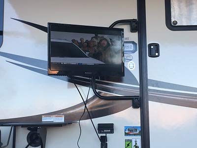 MS1638BLK Outdoor Quick Disconnect Wall Plate TV Mounts, Easy On/Off (Replaces MS1066BLK)
