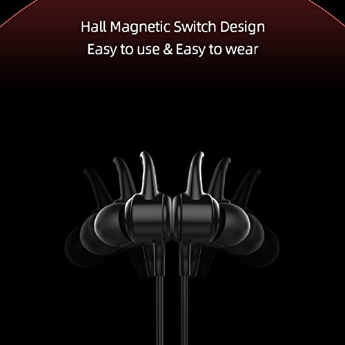MOEEN Neckband Bluetooth Headphones V5.0 Wireless Headset Sport Earbuds w/Mic Cordless Noise Canceling Earphones 12Hrs Playtime for Gym Running