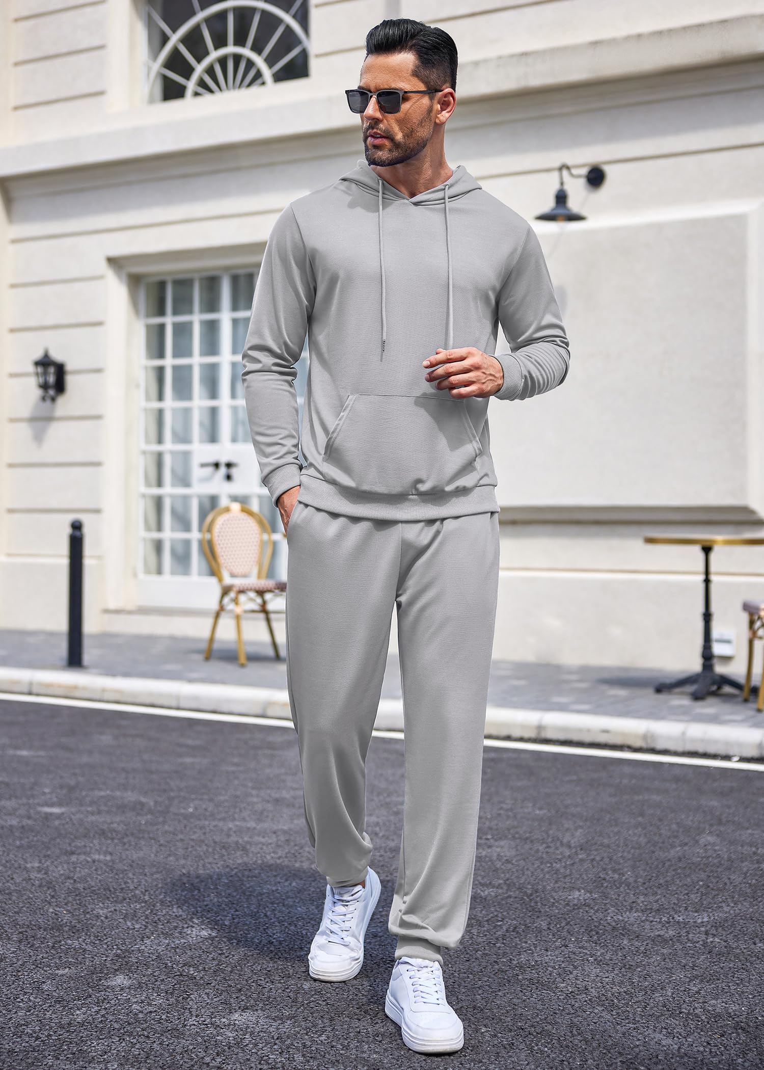 COOFANDY Sweatsuit for Men Casual Athletic Jogging Suits Sets Track Suits 2 Piece Sets for Men