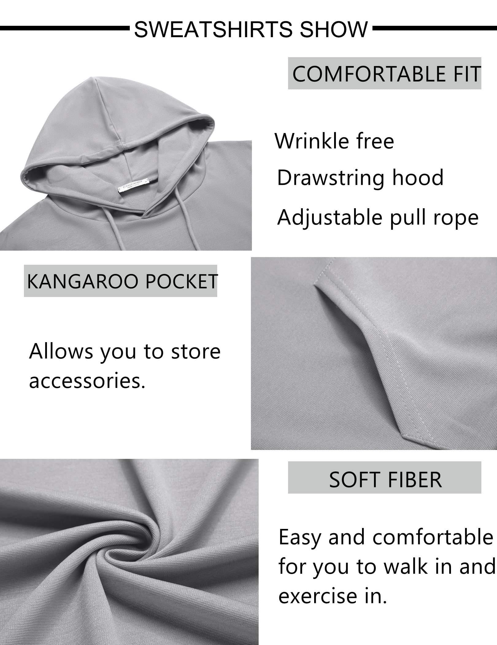 COOFANDY Sweatsuit for Men Casual Athletic Jogging Suits Sets Track Suits 2 Piece Sets for Men