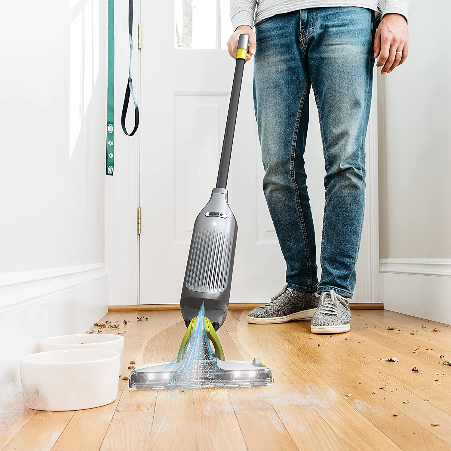 Shark VMP20 VACMOP Disposable Hard Floor Vacuum and Mop Pad Refills (20 ct.) & Multi-Surface Cleaner Bundle (2 Liter Bottle), Spring Clean Scent (Packaging May Vary)