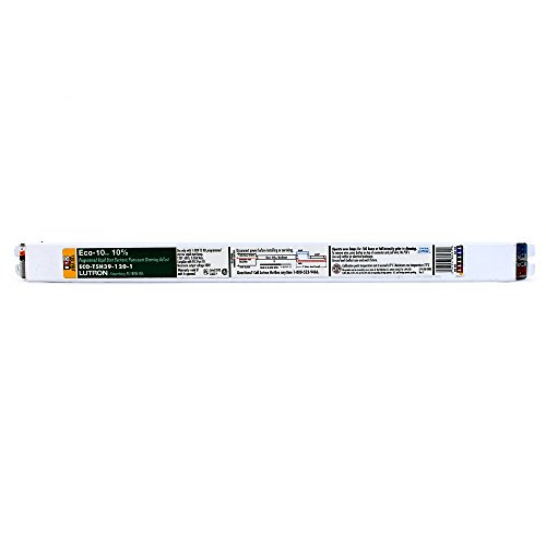 Lutron ECO-T5H39-120-1 ECO-10 T5HO Fluorescent Dimming Ballast, 1 LAMP, 39W