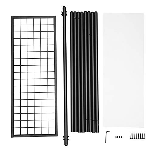 SONGMICS Clothes Rack, Clothing Rack, Garment Rack with Steel Frame, with Hanging Rail and Shelf, 13.2 x 36.4 x 60.2 Inches, for Bedroom, Dressing Room, Laundry Room, Ink Black UHSR23BKV1