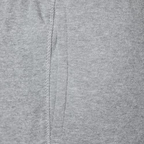 Amazon Essentials Men's Fleece Open Bottom Sweatpant (Available in Big & Tall), Light Grey Heather, Medium