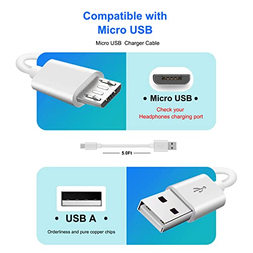 Micro USB Charger Charging Cable Cord Compatible for Square Contactless and Chip Reader (5FT)
