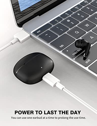 TITACUTE Wireless Earbuds NFC Noise Canceling Bluetooth Headphone for iPhone 13 14 Pro Max 12 11 XR Samsung A53 S22 S21 S20 Galaxy Z Flip 4 3 A13 Google Pixel 6 5 Android in-Ear Earphone USB C Headset