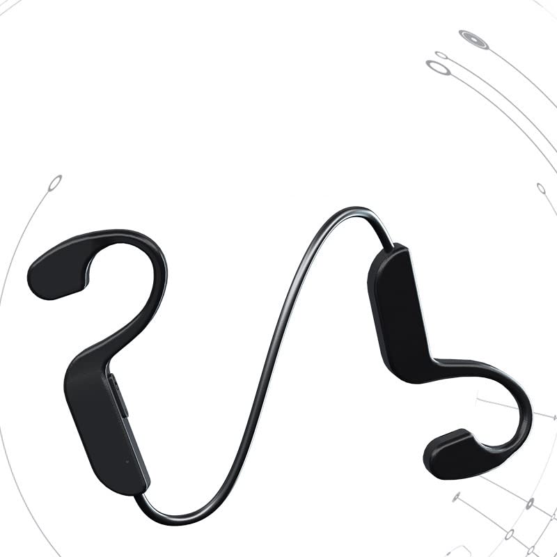 Kimystam Wireless Headphones Open-Ear Sweatproof Ultralight Sports Earphones with Mic, B 5.0 Headphones for Running, Cycling, Driving, Gym,Earbuds Compatible with iPhone/Android/iOS
