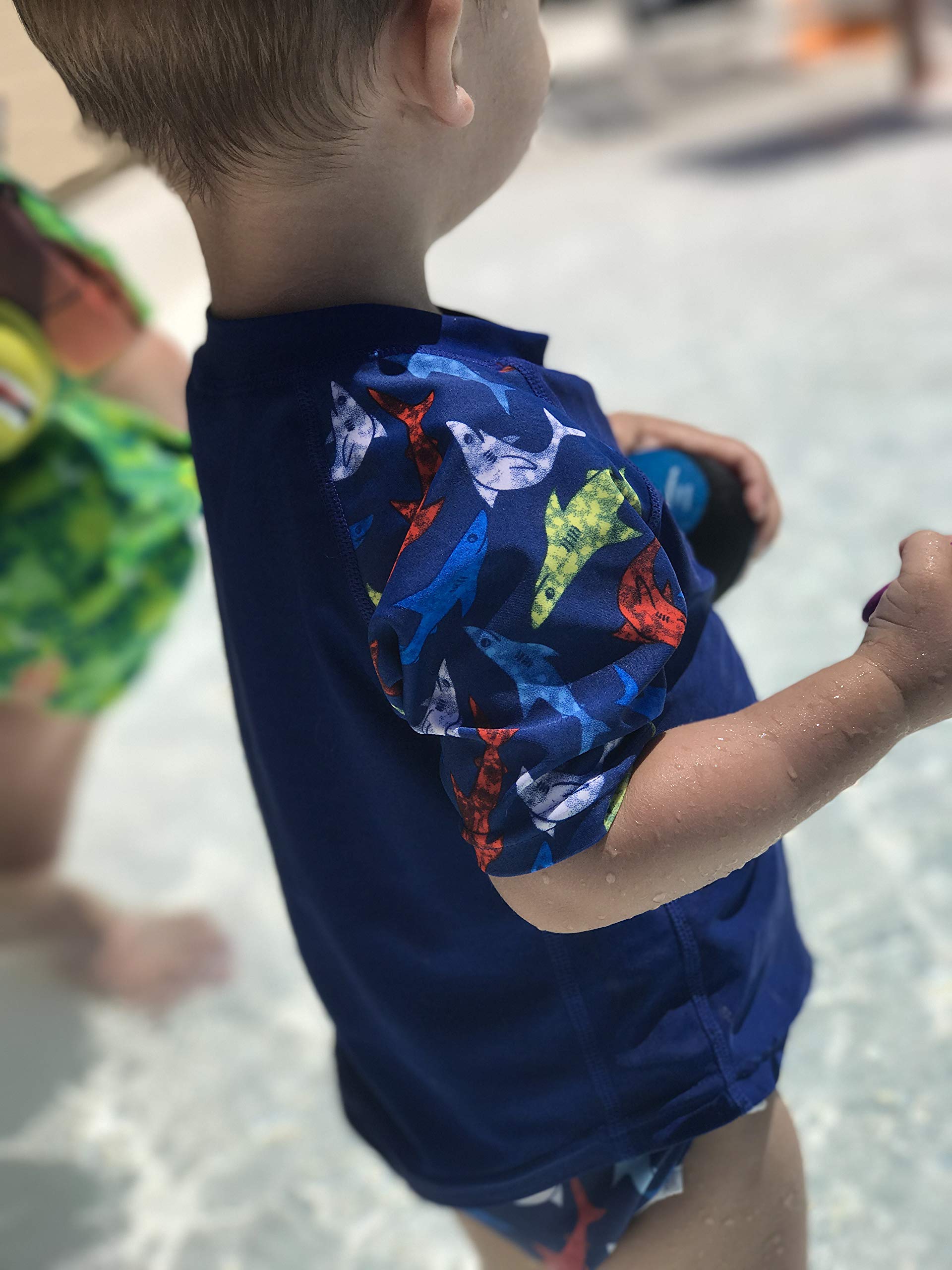 Beau and Belle Littles Rashguard and Swim Diaper Set (12m)