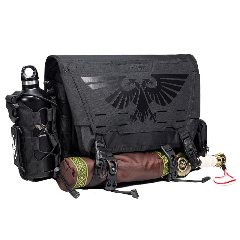 Starforged Imperium Mailer Bag Luxury Level Outdoor Waterproof Backpack Warhammer 40K Multifunctional Shoulder Bag