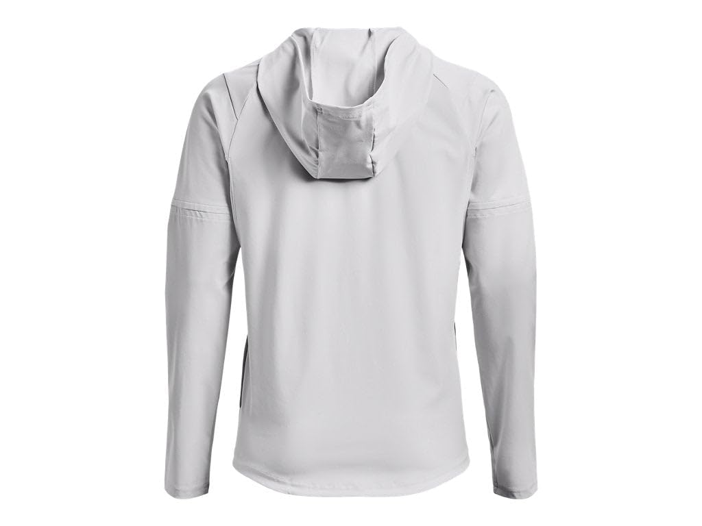 Under Armour womens Softball Cage Jacket 22, (014) Halo Gray/Pitch Gray/White, Medium