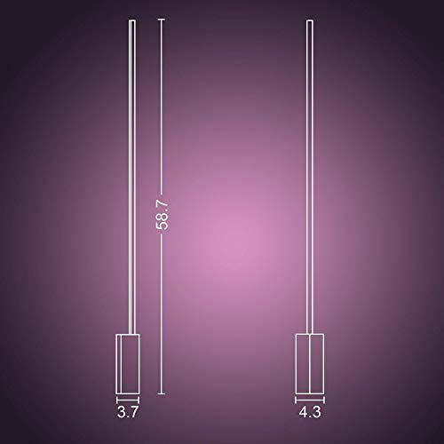 Philips Hue White & Color Ambiance Signe Floor Lamp (Bluetooth version, works with Amazon Alexa, Apple HomeKit and Google Assistant), Floor Lamp (OLD VERSION)