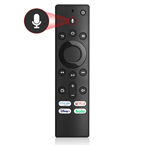 New CT-RC1US-19 Replacement Voice Remote Control for Toshiba Fire TV Edition Televisions 32LF221U19 43LF621U19 43LF421U19 43LF711U20 32LF221C19 55LF621U19 50LF711U20 49LF421U19 50LF621U19 TF50A810U19