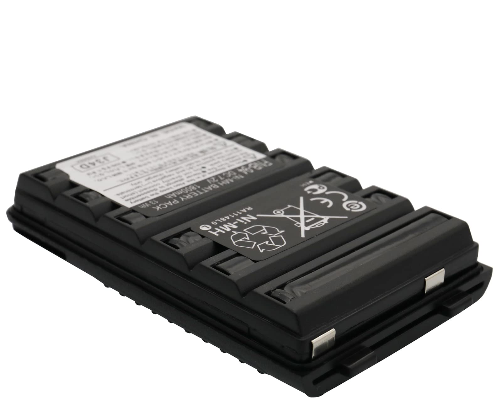 GoodQbuy FNB-64 FNB-83 FNB-V94 7.2V 1800mAh Ni-MH Battery Pack Replacement is Compatible with Yaesu/Vertex Radios FNB-64 FT-60R VX-150 VX-160 VX-170 VX-180 VX-410 VX-420 VX-420A FT-270 (2 Packs)