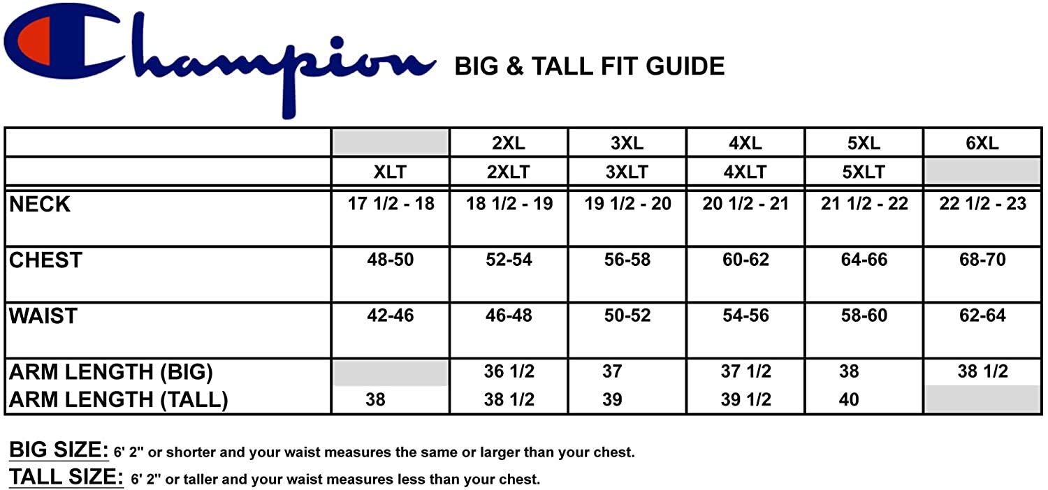 Champion Men's Big-Tall Fleece Pant, Navy, 4X