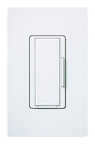 Lutron MA-R-WH Maestro Companion 120V 8.3A Designer Digital Dimmer Switch, White, 4.5Lx2.5Wx2.5H