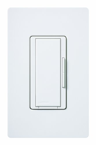 Lutron MA-R-WH Maestro Companion 120V 8.3A Designer Digital Dimmer Switch, White, 4.5Lx2.5Wx2.5H