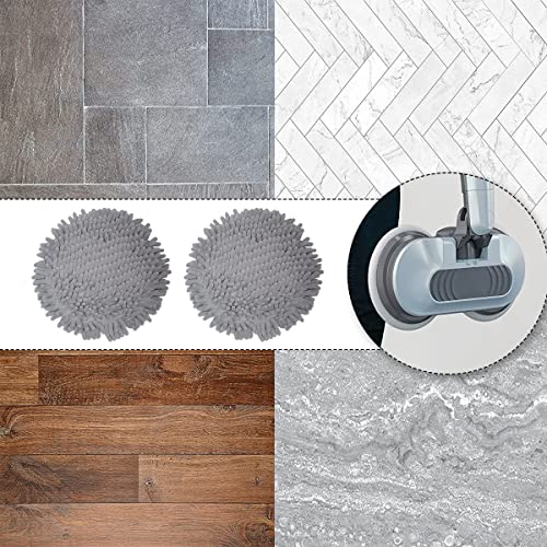 Home Times Replacement Steam Mop Pads for Shark S7000AMZ S7001 Soft Mop Cloth Reusable Steam Cleaning Pads(4 Soft Pads)