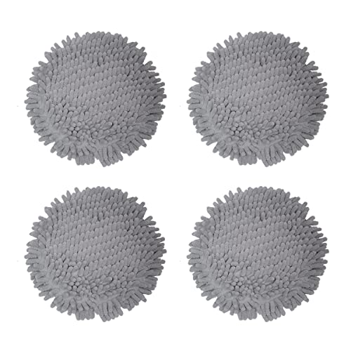Home Times Replacement Steam Mop Pads for Shark S7000AMZ S7001 Soft Mop Cloth Reusable Steam Cleaning Pads(4 Soft Pads)
