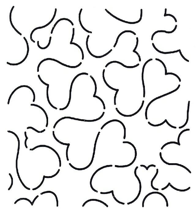 Quilting Stencils for Machine and Hand Quilting - 2 Quilting Stencils for Background Patterns - Rose Stipple, Heart Stipple Plastic Quilt Stencil Set with Guide