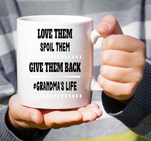 Dog Lovers Gift for Unisex - for the Dog Owners in Your Life on Christmas, Grey Multicolor Sweat 11 Oz White Ceramic Coffee Mug