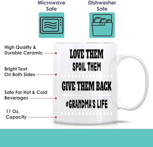 Dog Lovers Gift for Unisex - for the Dog Owners in Your Life on Christmas, Grey Multicolor Sweat 11 Oz White Ceramic Coffee Mug