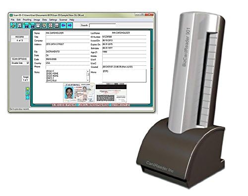 Driver License Scanner with Age Verification (w/Scan-ID Full Version, for Windows)