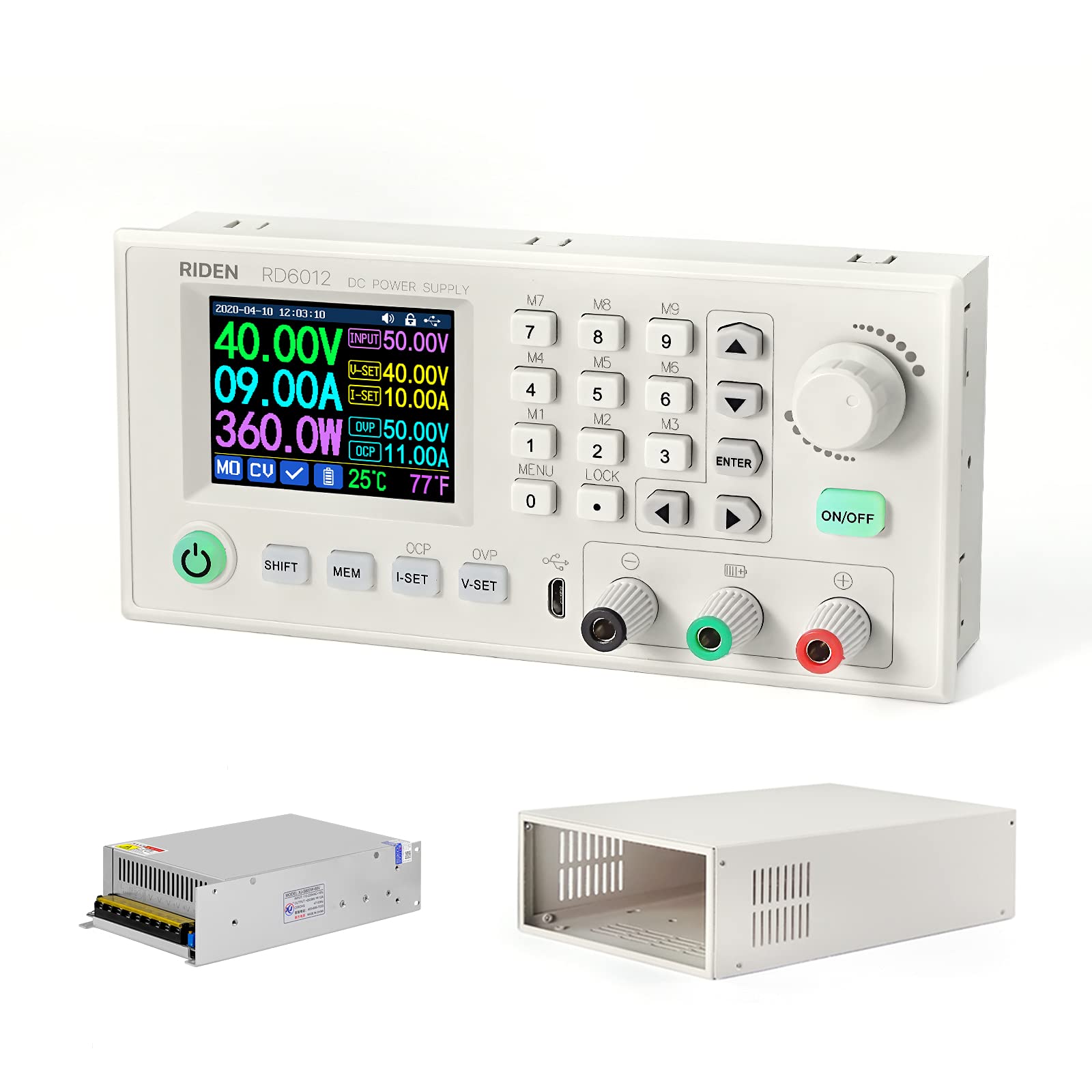 RD RD6012W 60V 12A DC DC Step Down Power Supply Whole Set not Assembled (RD6012W+S800 case+ 800W PSU)