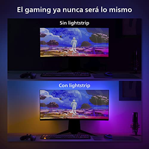 Philips Hue Play Gradient PC Lightstrip [for 32-34 Inch Screens] LED Smart Lighting. Sync for Entertainment, Gaming and Media