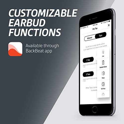 Plantronics BackBeat FIT 2100 Wireless Headphones, Sweatproof and Waterproof In Ear Workout Headphones, Lava Black