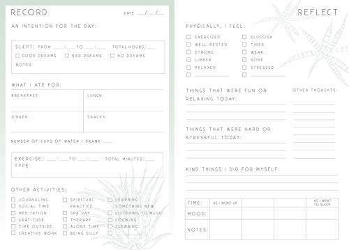 Self-Care: A Day and Night Reflection Journal (90 Days) (Inner World)