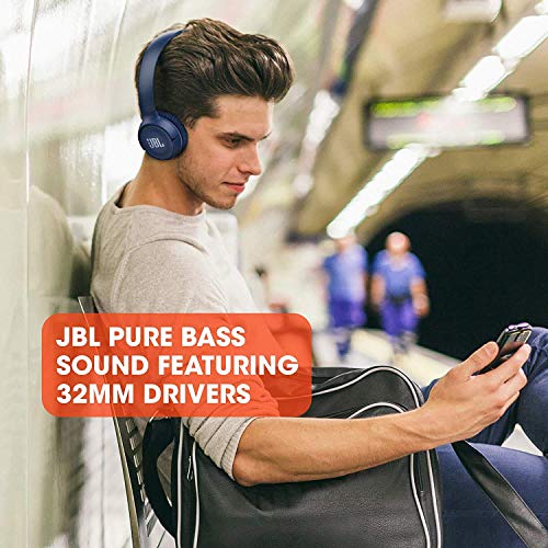 JBL TUNE 500BT - On-Ear Wireless Bluetooth Headphone - White (Renewed)