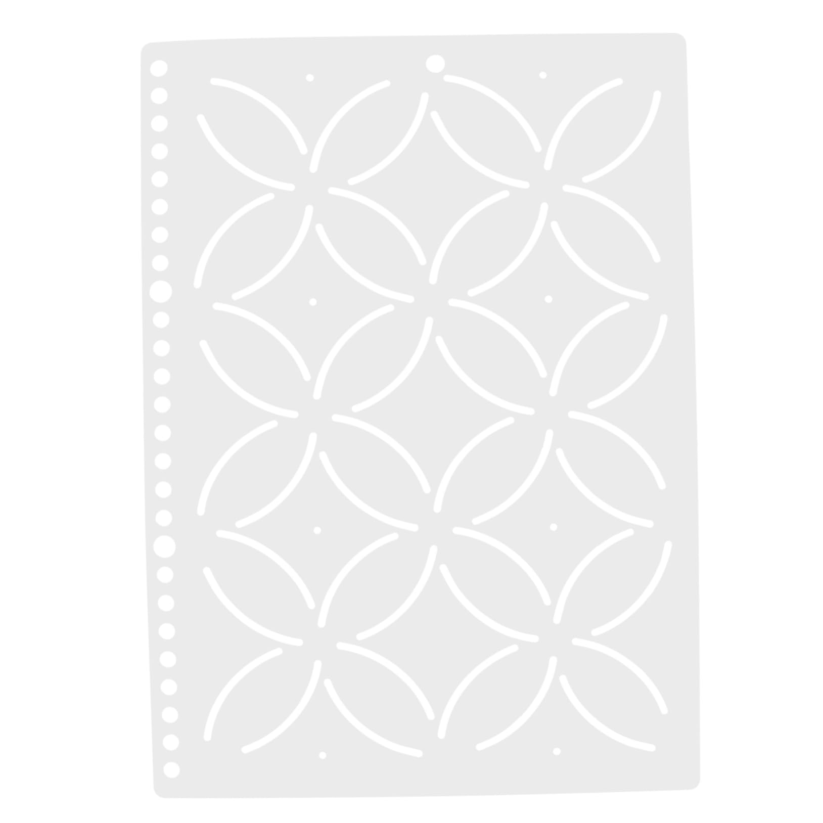 VILLCASE Quilting Stencils for DIY Clothing Multi-Function Sewing Embroidery Template Ruler Sewing Gauge