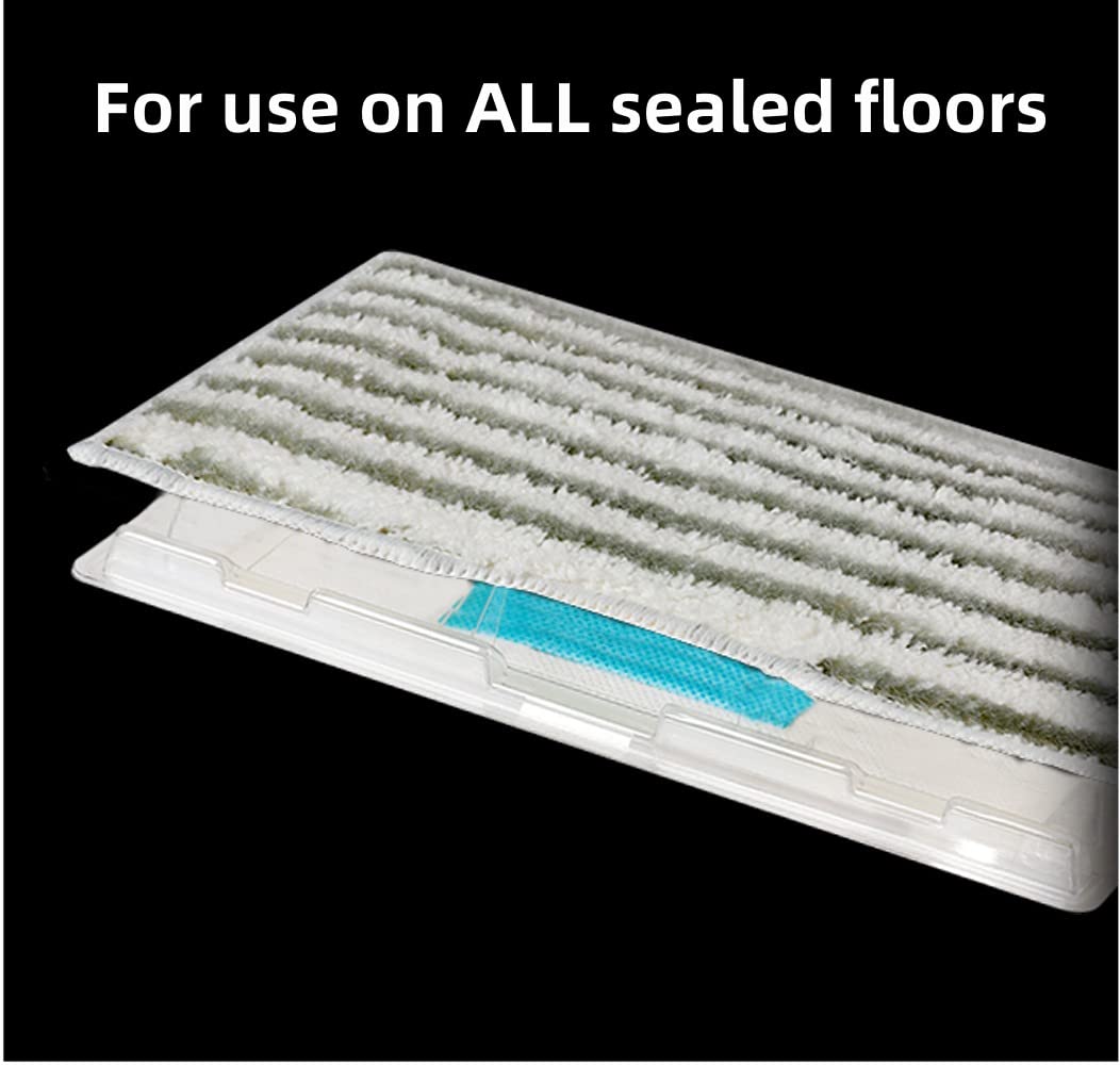 GVMM Reusable Mop Pad Refills for Shark Vacmop Replacement Pads Include Shark VACMOP VM252 VM250 VM200 VM190, Vacuum Mop Pad Refills (6 Packs)