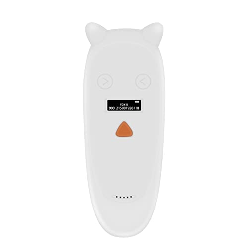 Smoostart Pet Microchip Scanner, ISO11784/ISO11785/FDX-B/EMID Cute Pet Microchip Reader for Animal/Pet/Dog/Cat/Pig