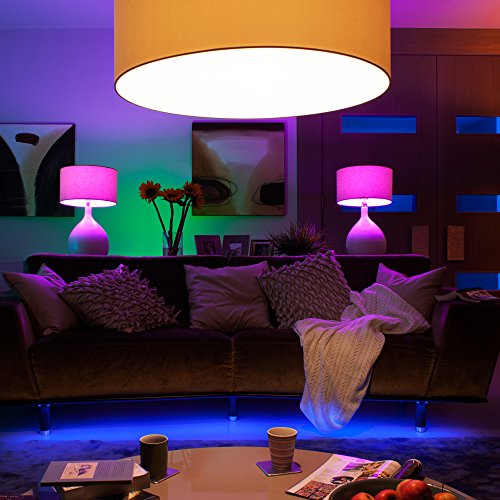 Philips Hue White and Color Ambiance 2nd Generation Smart Bulb Starter Kit (Older Model 3 A19 Bulbs and 1 Hub Works with Alexa Apple HomeKit and Google Assistant)