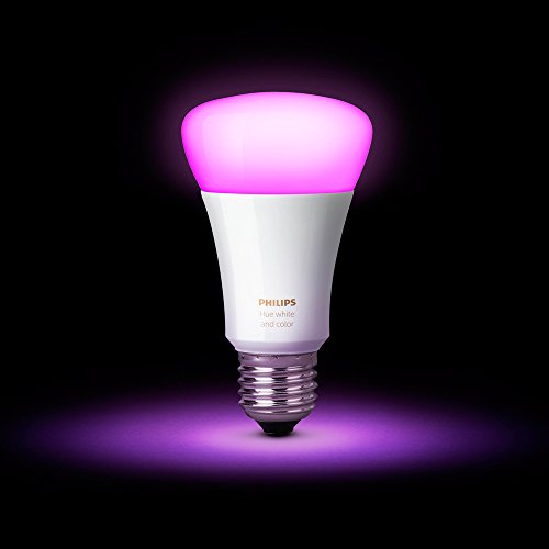 Philips Hue White and Color Ambiance 2nd Generation Smart Bulb Starter Kit (Older Model 3 A19 Bulbs and 1 Hub Works with Alexa Apple HomeKit and Google Assistant)