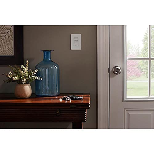 Lutron Claro 1 Gang Decorator/Rocker Wallplate, Gloss, White (6-Pack) | CW-1-WH-6