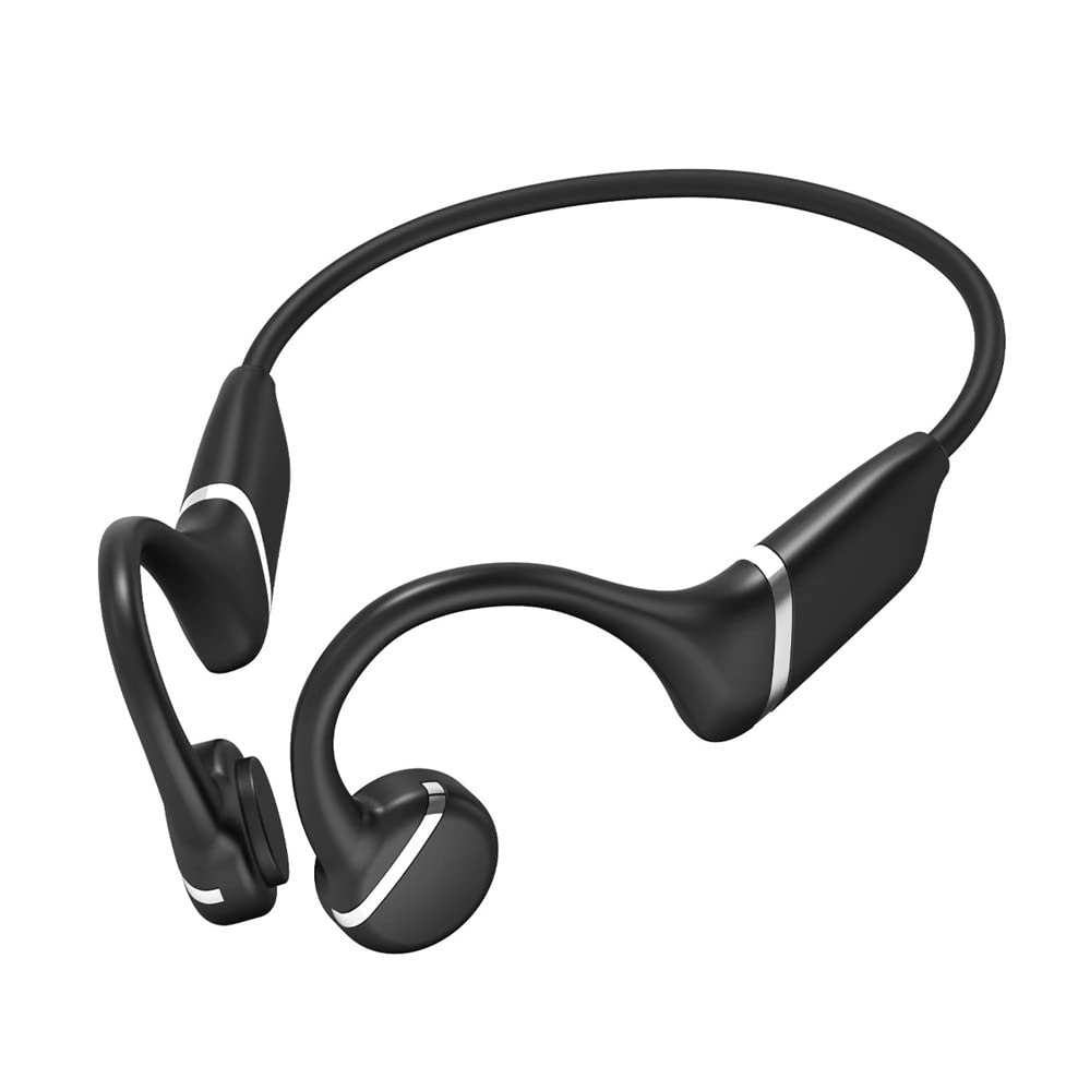 Uigsas Bone Conduction Headphones Open Ear Bluetooth Wireless On Ear Headphones Headset for Sport and Running Built-in Mic Wireless Earphone Headset