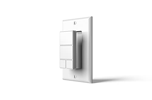 Z-Wave Plus Remote Switch, Scene Wall Switch Controller, 4 Z-Wave Button, Work with Z Wave Hubs(MR40Z)