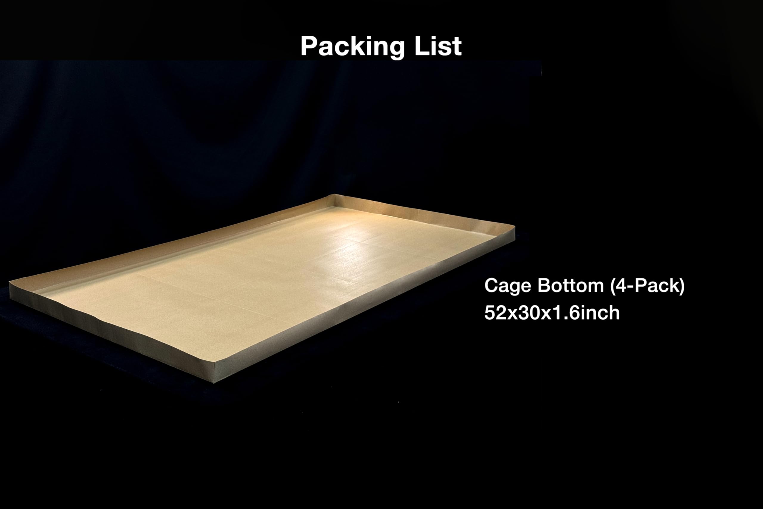 GuineaLoft™ 4x2ft Cage Disposable Bottom (6-Month Supply) - Large Liner Bag for Guinea Pig Cage Bottom, Water-Resistant Kraft Paper, Disposable, Biodegradable, Handcrafted, Exclusive by Guinea Loft