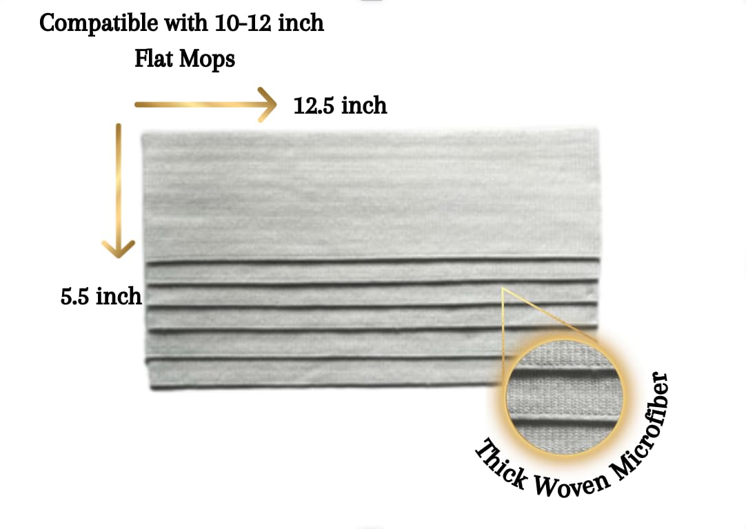 Microfiber Mop Pads Shark Compatible (12" 25 Pack) Steam and Spray Mop S1000 S1000A S3101 S3250 S3251 SK140 SK141 SK410 SK435CO SK460