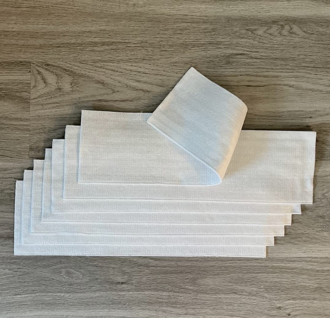 Microfiber Mop Pads Shark Compatible (12" 25 Pack) Steam and Spray Mop S1000 S1000A S3101 S3250 S3251 SK140 SK141 SK410 SK435CO SK460