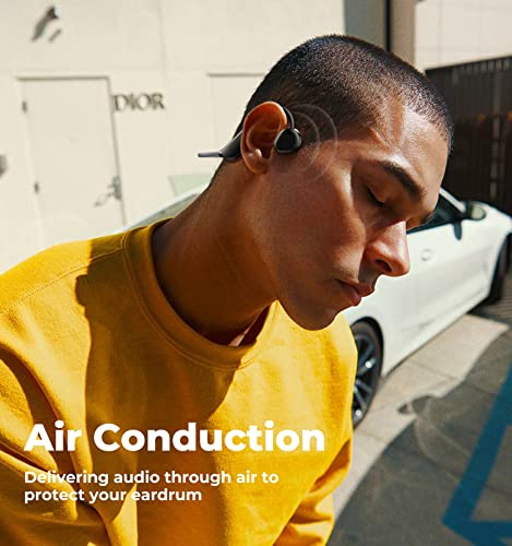 Spobri Open Ear Air Conduction Headphones, Sport Open Ear Conduction Wireless Bluetooth 5.3 Headphones, IPX6 Waterproof for Running Gym Cycling Workout