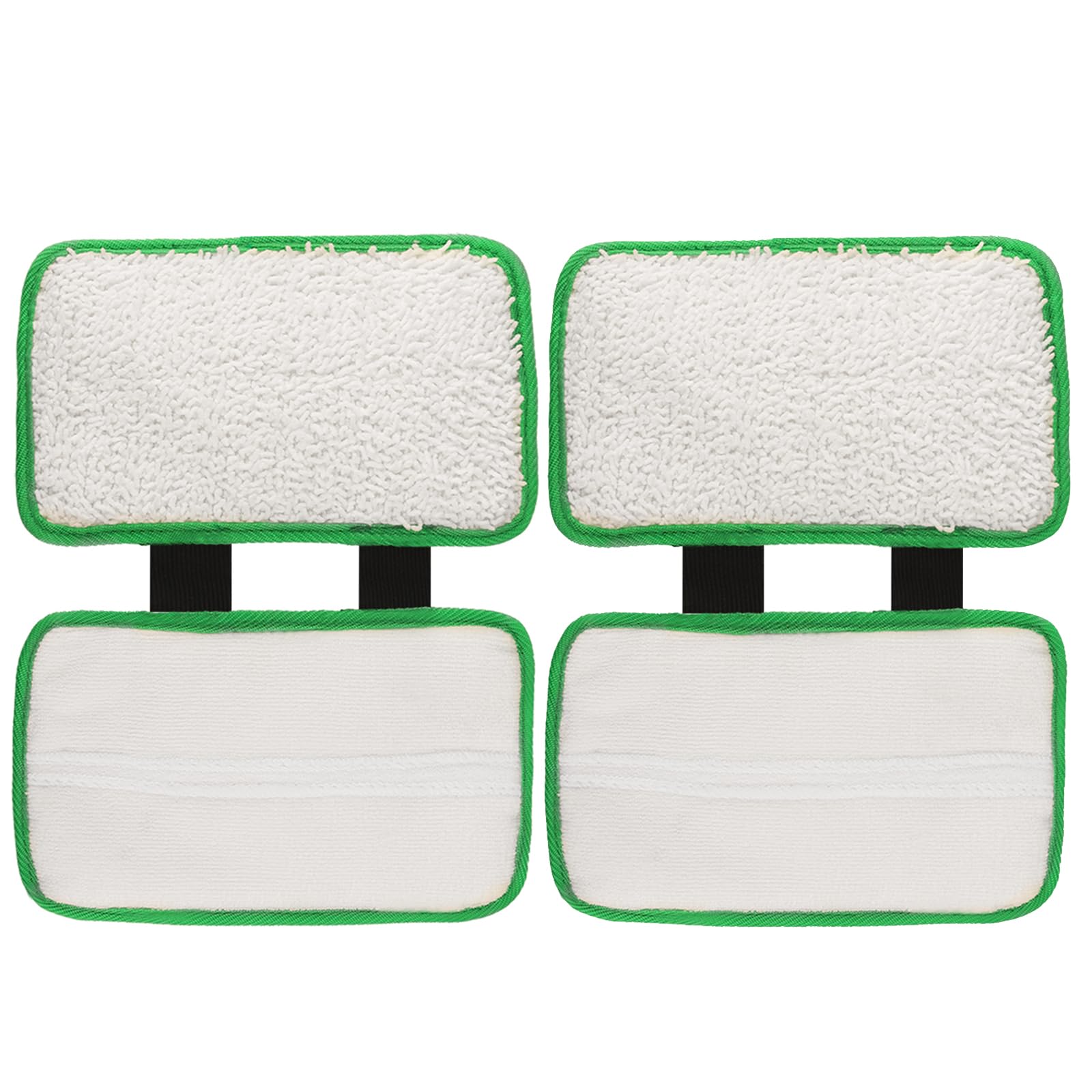Mop Pads Replacement Compatible with Shark Sonic Duo Hardwood Floor Cleaner - Reusable and Washable Mop Cloth Refill (2 Pack)