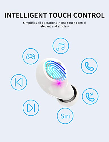 Togetface Wireless Earbuds for Kids,with Cute Panda Comfort&Lightweight Design Noise Cancellation Earphone for Girl Women Sport Bluetooth 5.0 in Ear Headphone with Mini Portable Charging Case