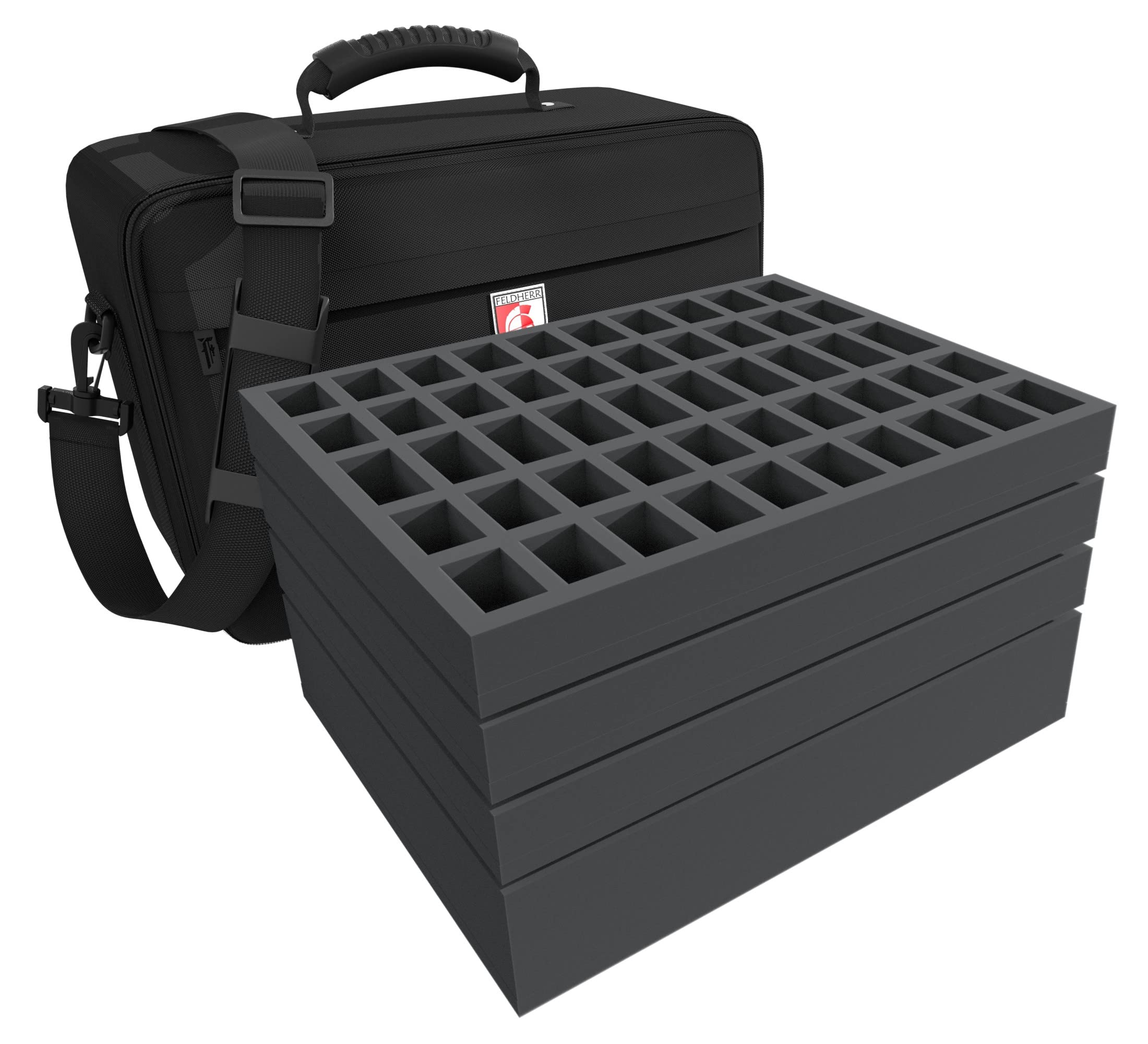 Feldherr Maxi Figure Case Compatible with 150 Standard Sized Figures and Tanks or Monster