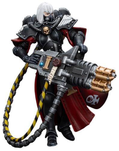 HiPlay JoyToy Warhammer 40K Collectible Figure: Adepta Sororitas Retributor with Heavy Flamer 1:18 Scale Action Figures JT8131 (Heavy Flamer JT8131)